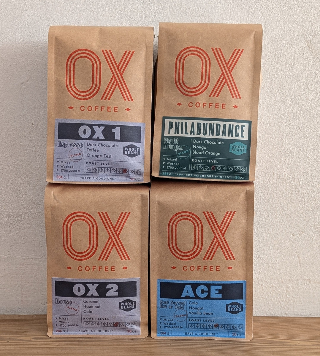 OX Classics: 4 Pack Subscription – OX Coffee